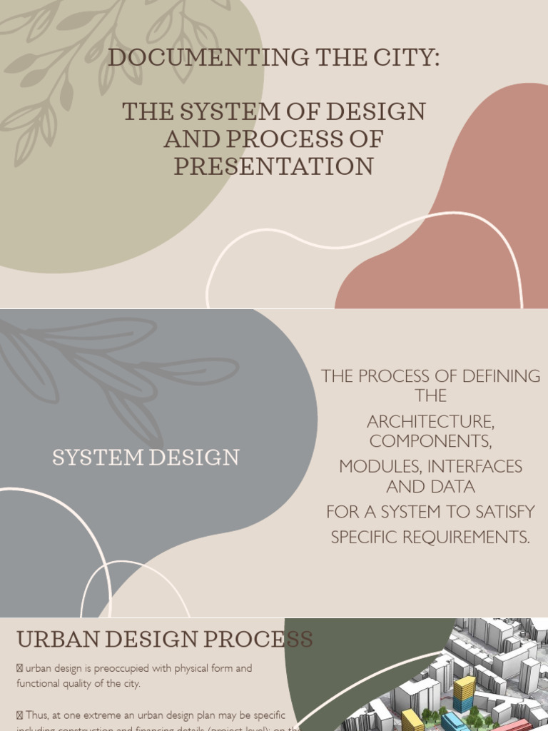 Urban Design Process Overview Guide | PDF | System | Urban Design