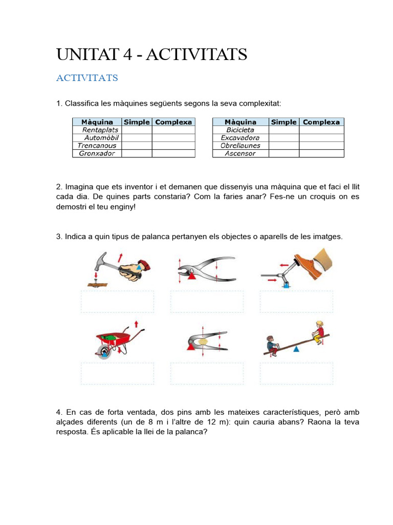 Tema 4 - Activitats MH (Activitats) | PDF