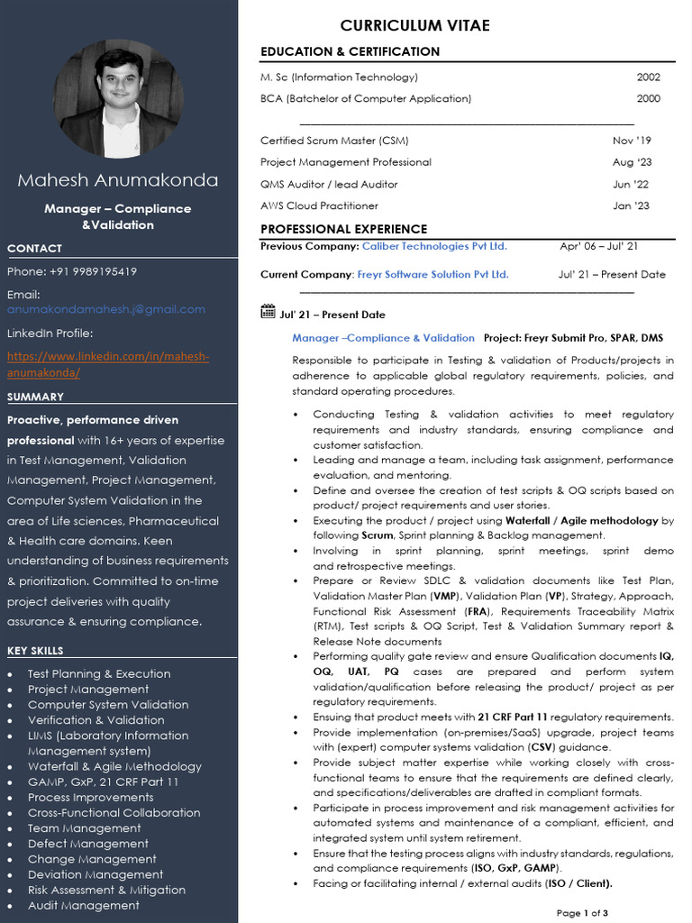 Mahesh CV - 23926 | PDF | Verification And Validation | Software ...
