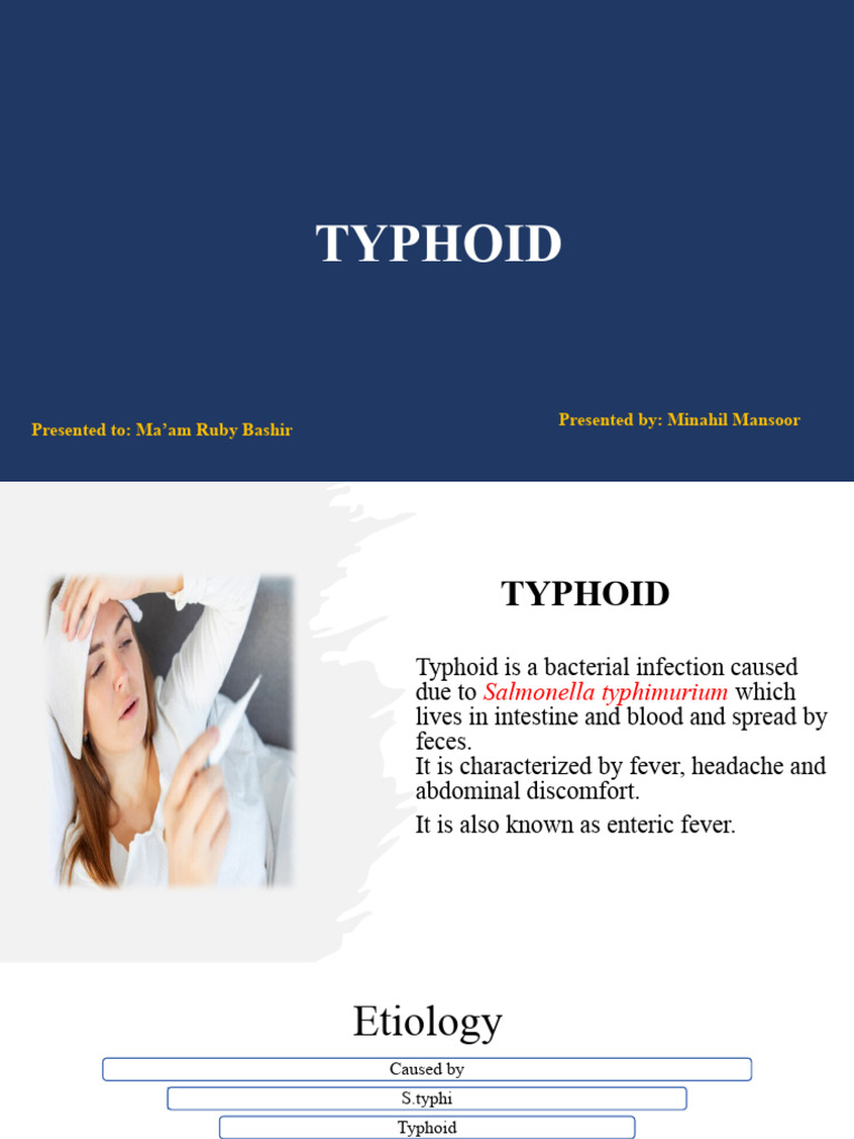 Typhoid | Download Free PDF | Clinical Medicine | Medical Specialties