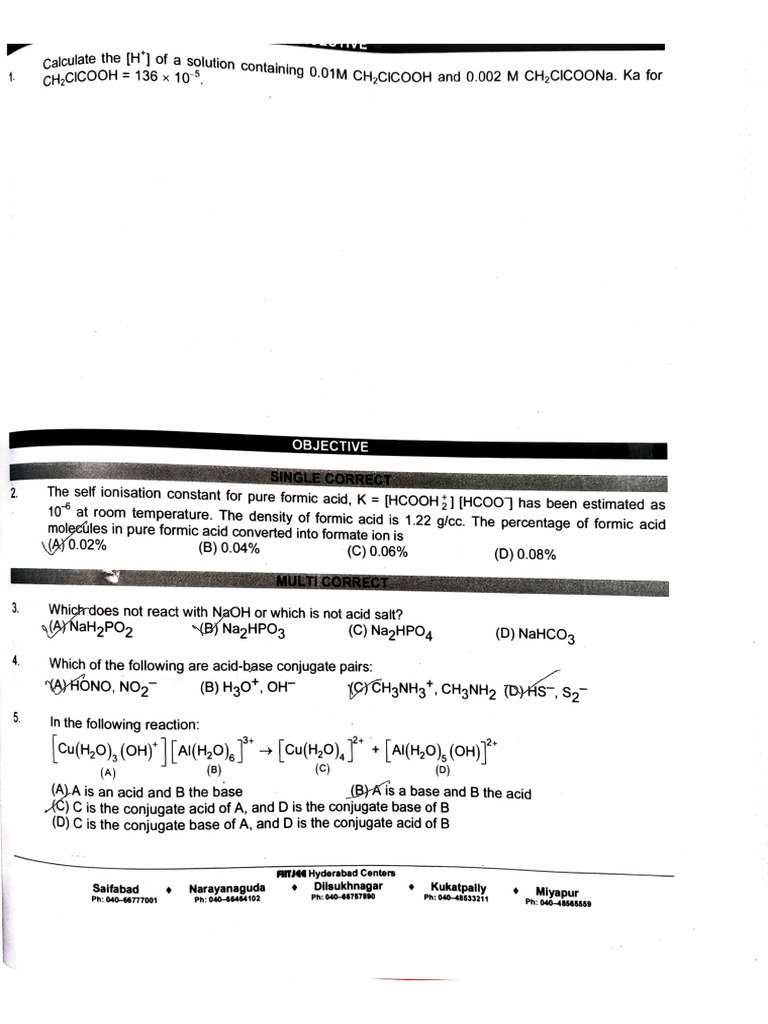 Ionic Equilibrium Advanced Book Pdf