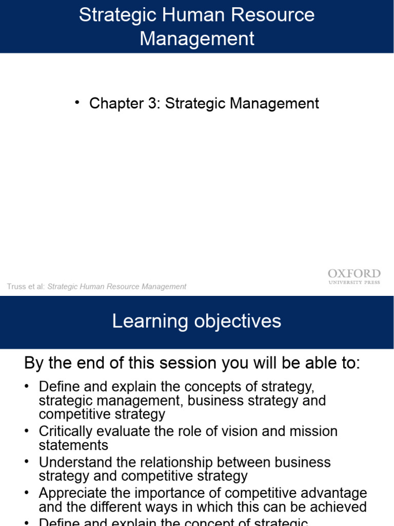 Strategic Human Resource Management Insights | PDF | Strategic Management | Competitive Advantage