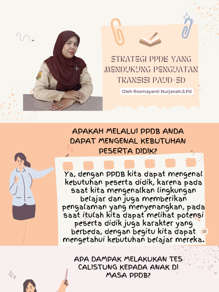 Aksi Nyata Strategi PPDB Yang Mendukng Penguatan Transisi PAUD-SD Bu ... Aksi Nyata Strategi PPDB Yang Mendukng Penguatan Transisi PAUD-SD Bu ...