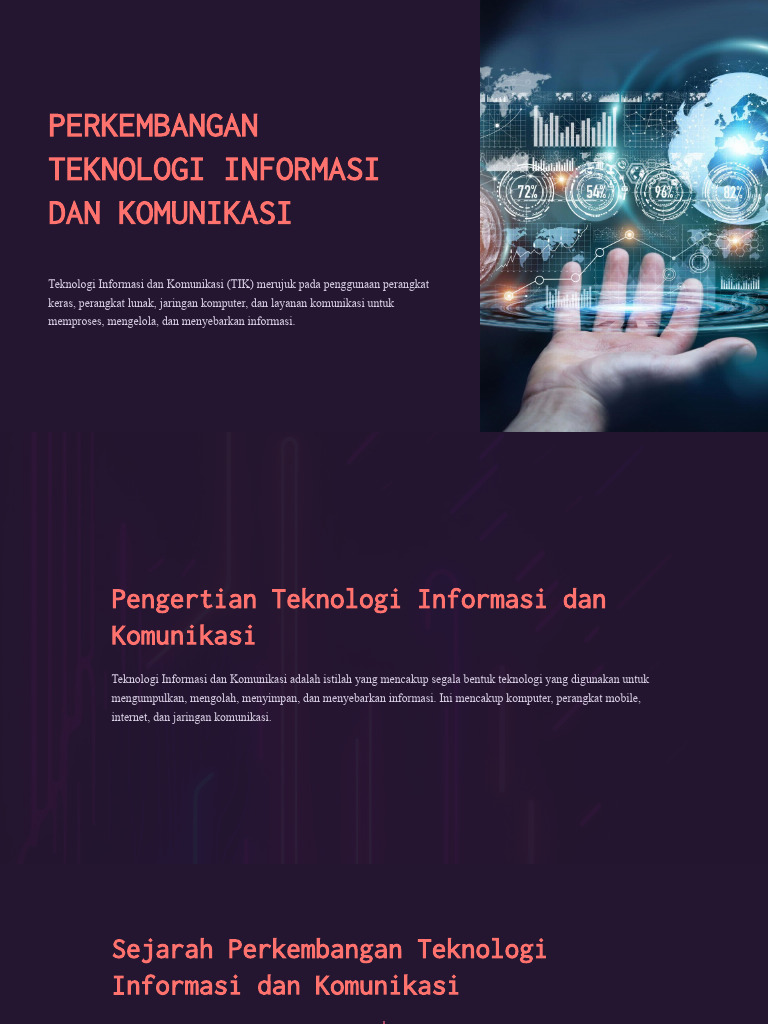 Perkembangan Teknologi Informasi Dan Komunikasi | PDF