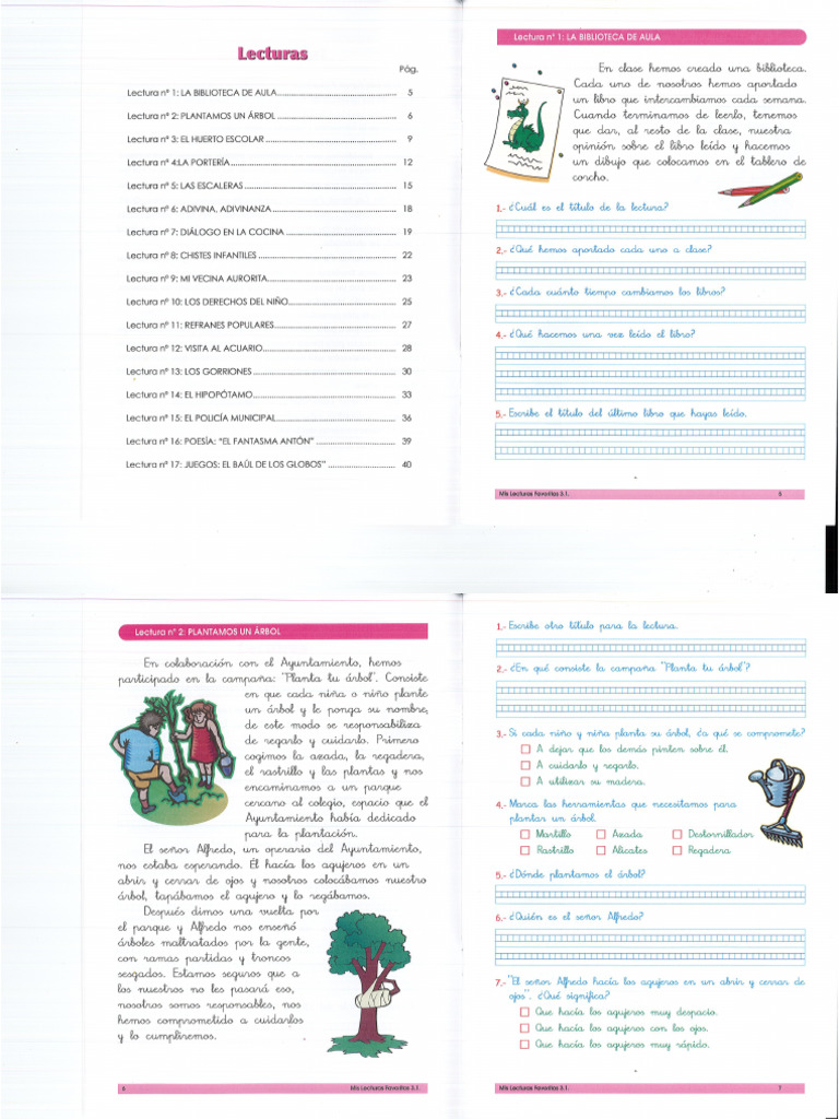 Mis Lecturas Favoritas 3.1 (3o) | PDF