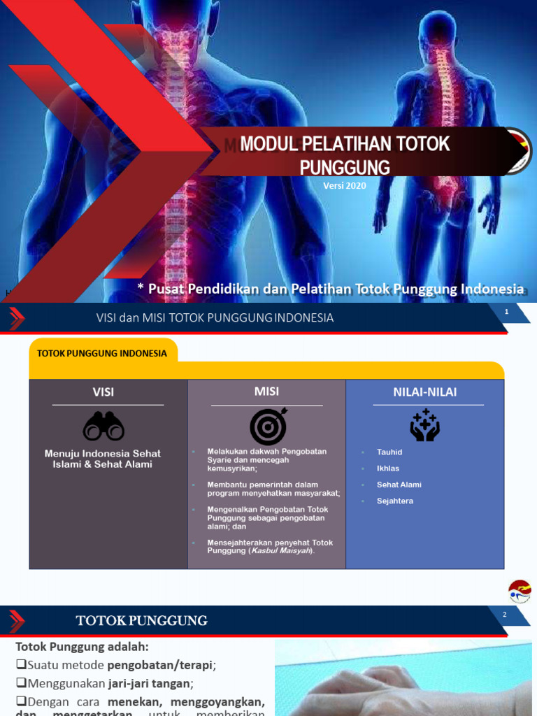 Pelatihan Terapi Totok Punggung 2025 | PDF