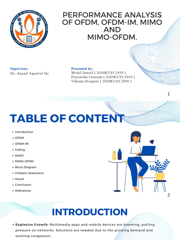 Major Project PPT | PDF | Orthogonal Frequency Division Multiplexing | Mimo