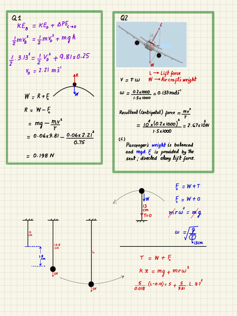 Motion in A Circle 2 | PDF