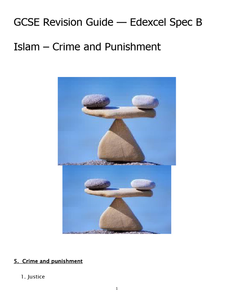 Crime and Punishment Revision Pack | PDF | Punishments | Justice