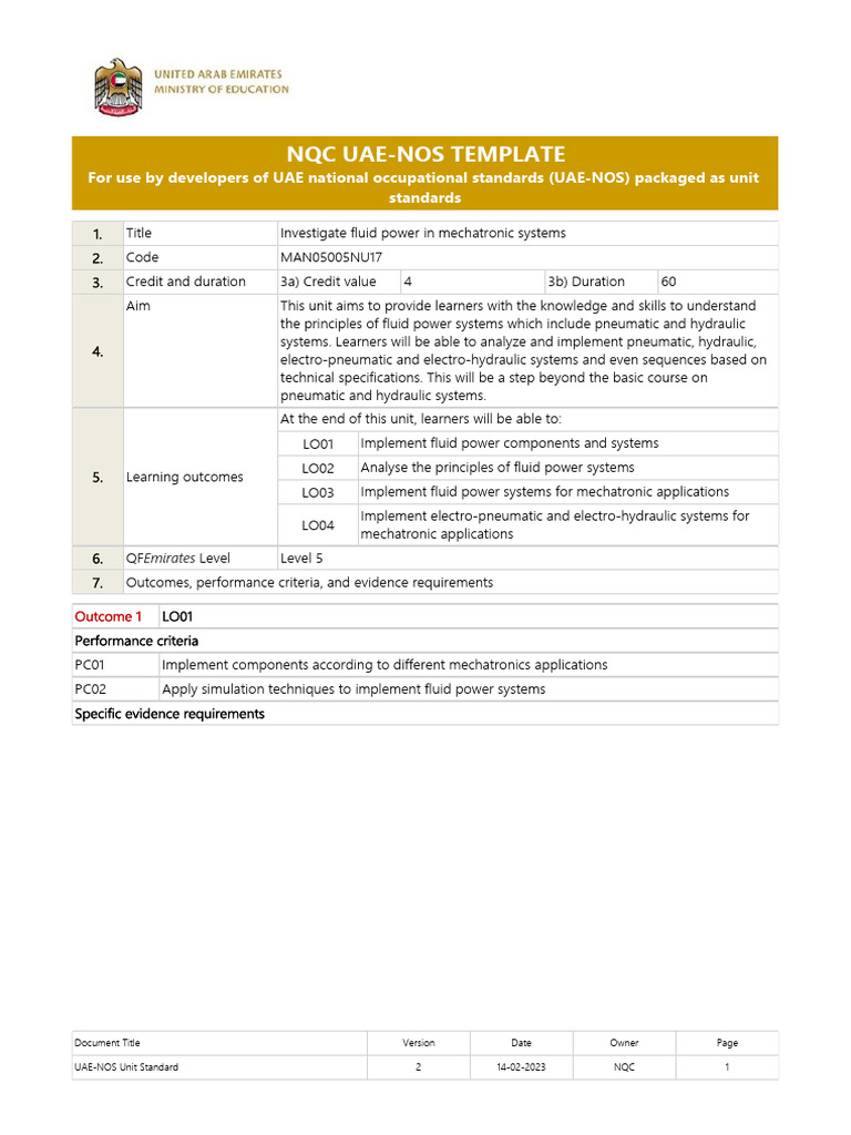 Fluid Power Systems for Mechatronics | PDF | Educational Assessment ...