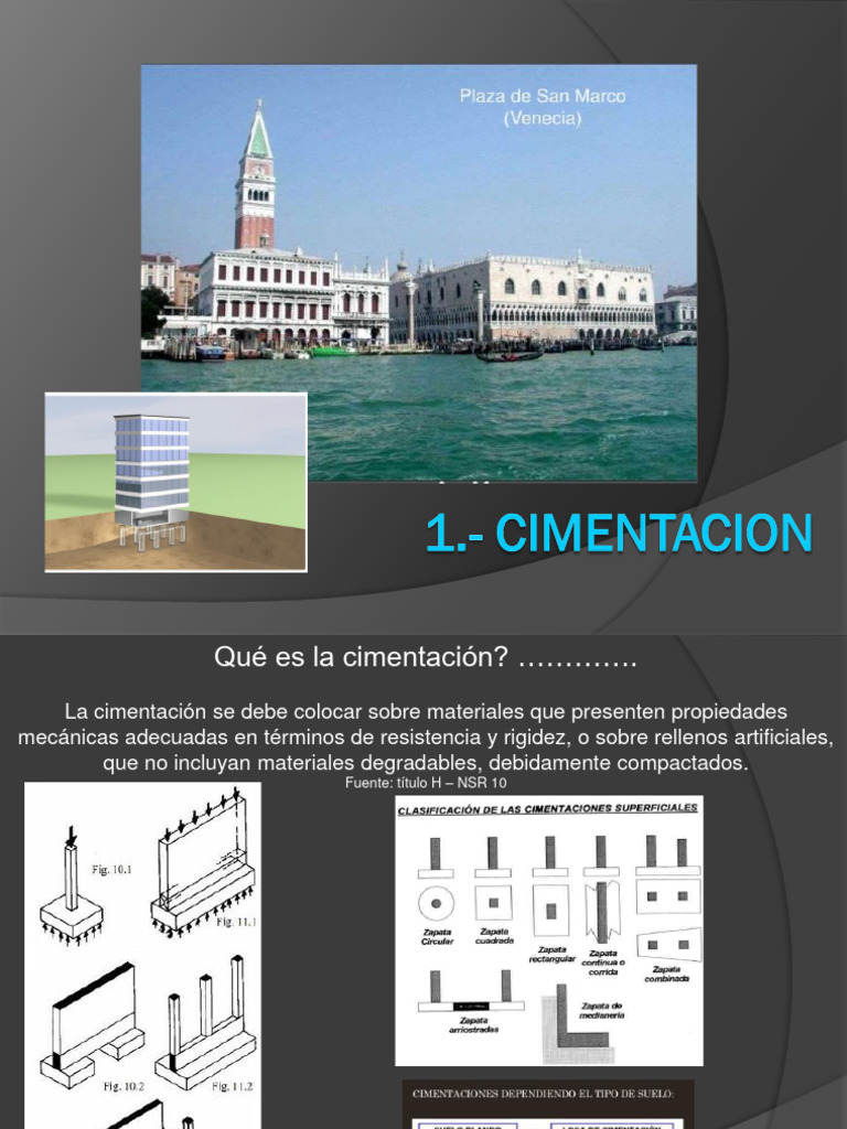 02 Constructivo 8 - Cimentacion | PDF | Fundación (Ingeniería) | Fundación profunda