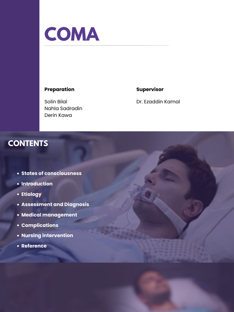 Coma | PDF | Coma | Causes Of Death