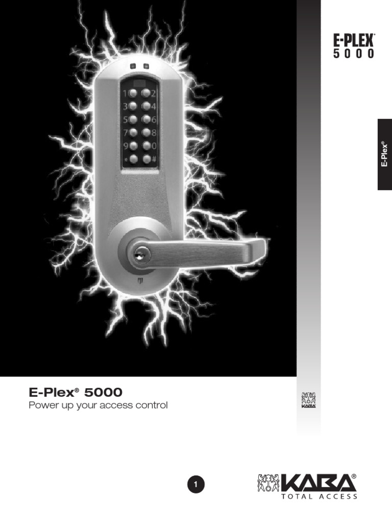 E-Plex 4000 Series Section of Access Control Catalog (KAA1026-06-04) | PDF | Access Control ...