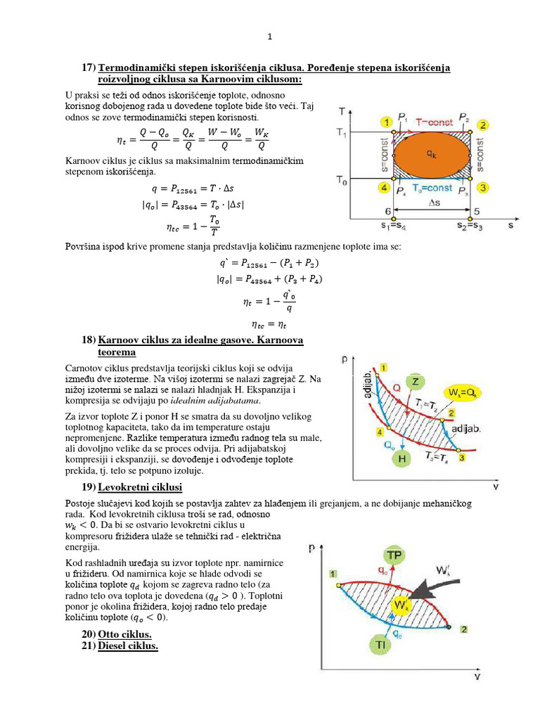 Skripta Iz Termodinamike | PDF