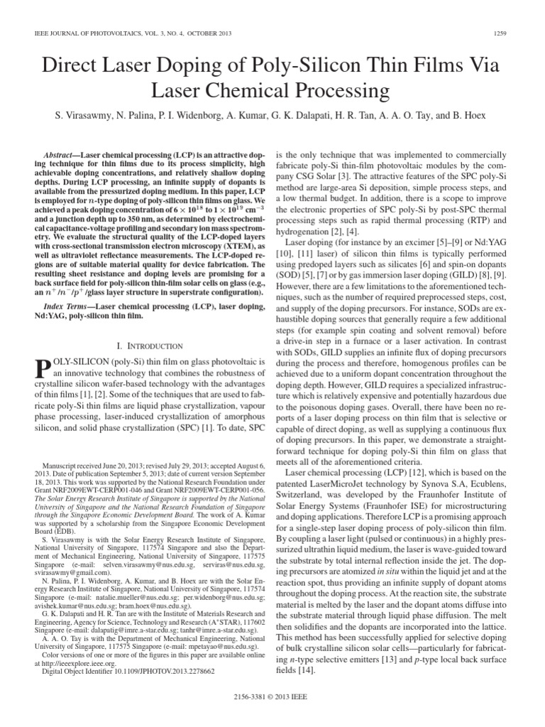 Vira Saw My 2013 | PDF | Doping (Semiconductor) | Thin Film