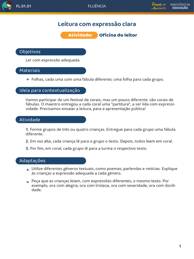 Fábulas Para Imprimir Pdf