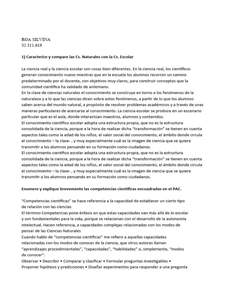 SJ66 Evaluación | PDF | Hipótesis | Science