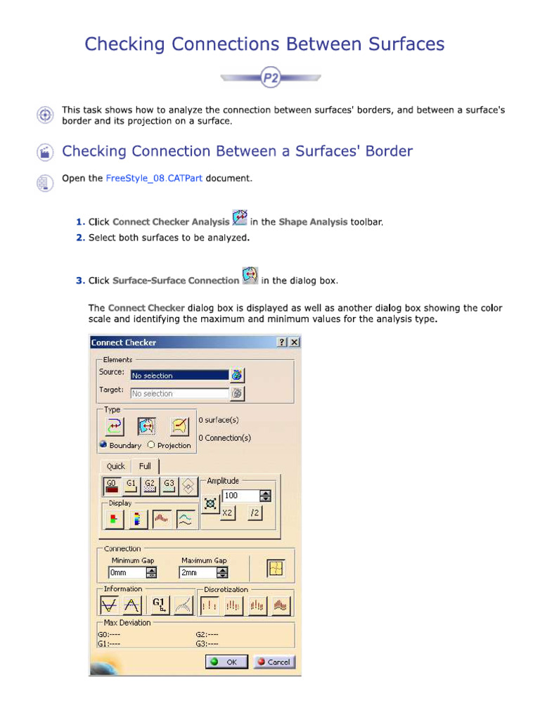 1 - Checking Connections Between Surfaces | PDF