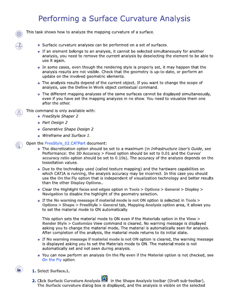 4 - Performing A Surface Curvature Analysis | PDF