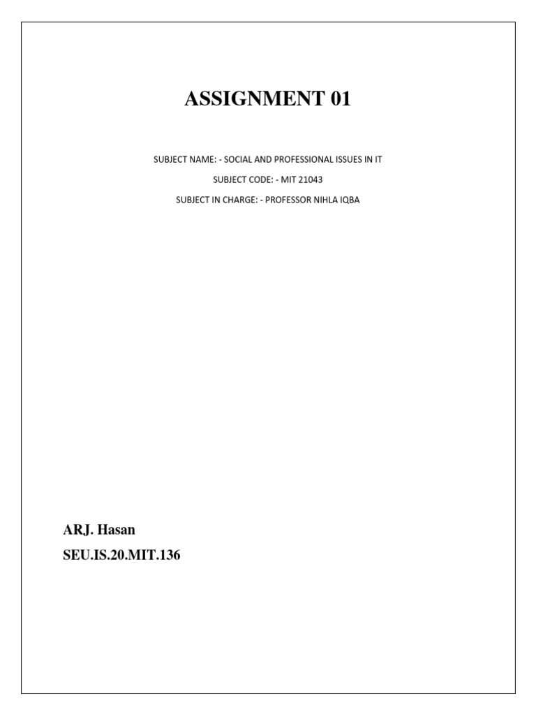 SEUIS20MIT136 Assignment 1 | PDF | Computer Virus | Malware