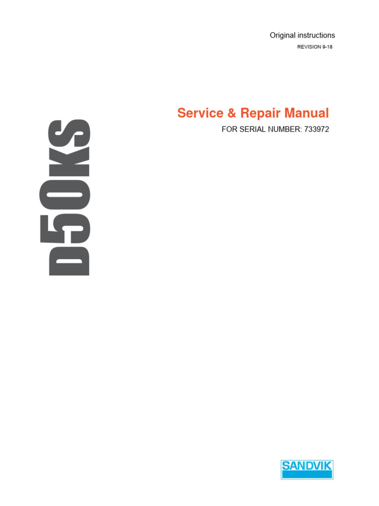 SM D50KS en | PDF | Personal Protective Equipment | Pump