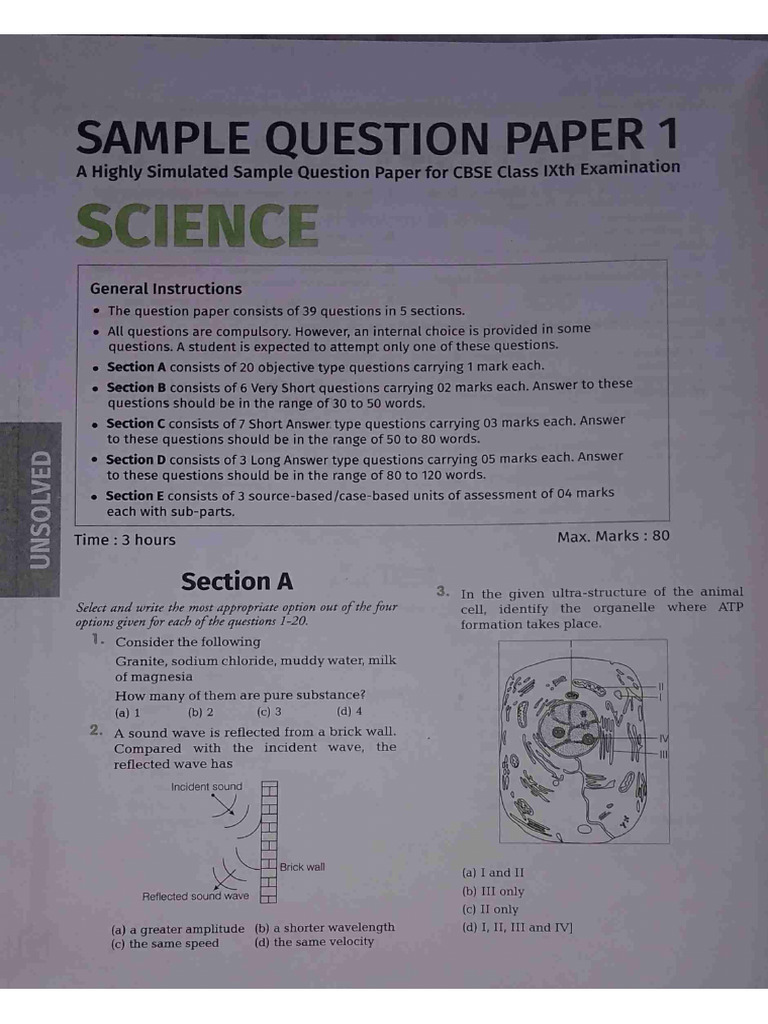ALL-IN-ONE Sample Paper-1. | PDF