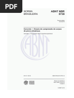Abnt NBR 5739 2018 | PDF | Esfera | Concreto