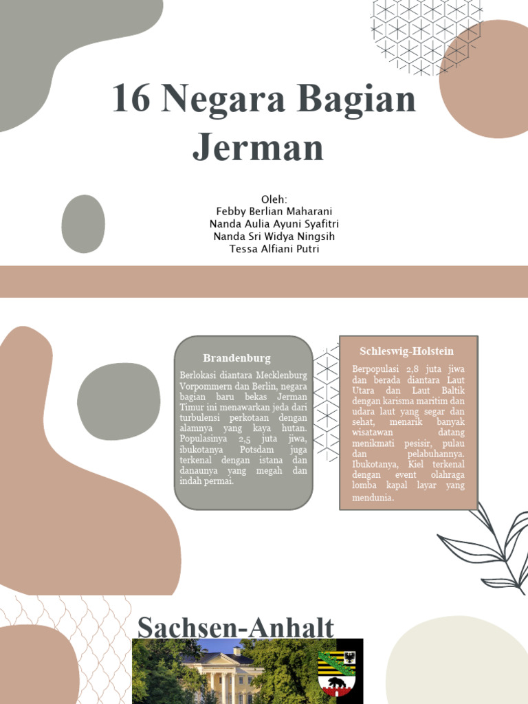 16 Bagian Negara Jerman | PDF