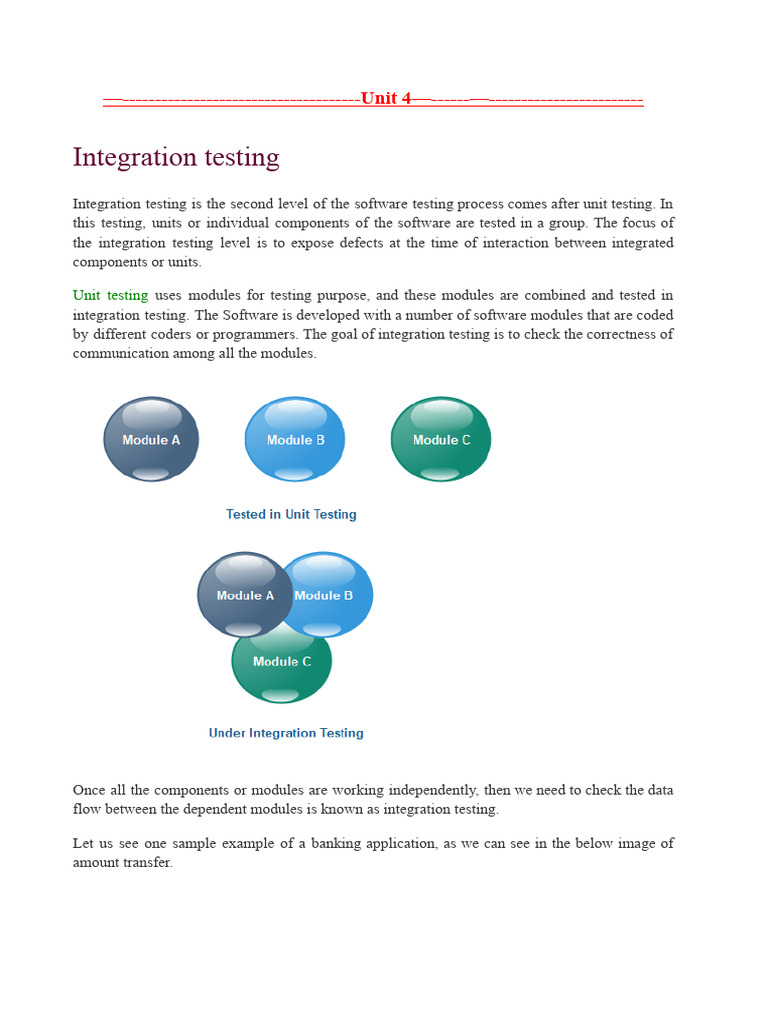Unit 4 Software Testing | PDF | Software Testing | Usability