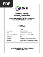 Jurnal MOOC PPPK 2025 | PDF