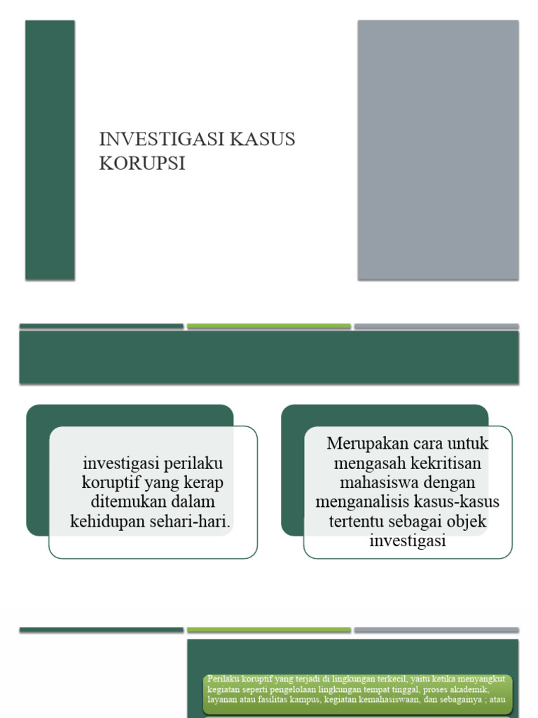 Investigasi Korupsi Sehari-hari | PDF