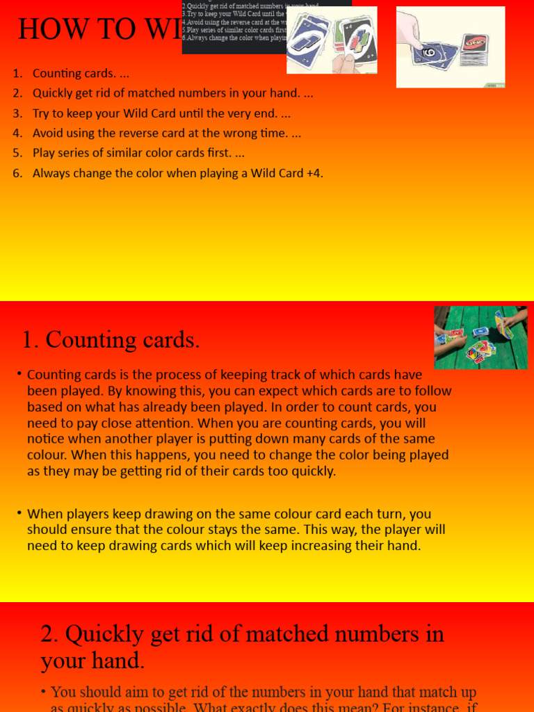How To Win Uno | PDF | Gaming
