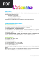 Rédaction D'une Ordonnance | PDF | Ordonnance médicale | Dentiste