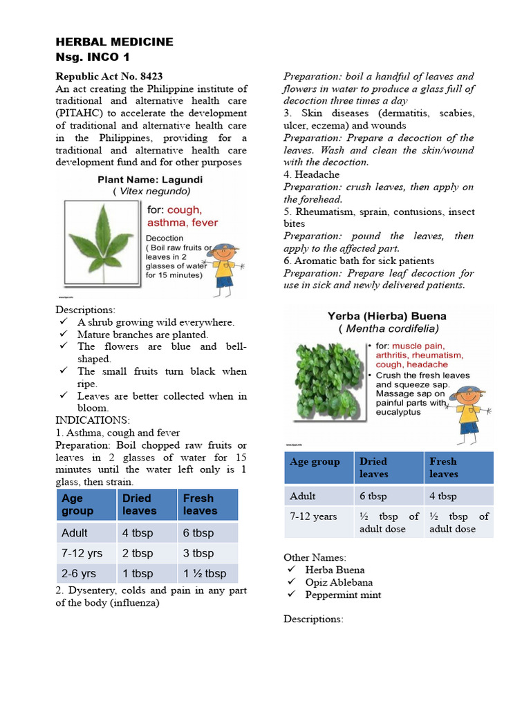 Herbal Medicine | PDF | Clinical Medicine | Plants