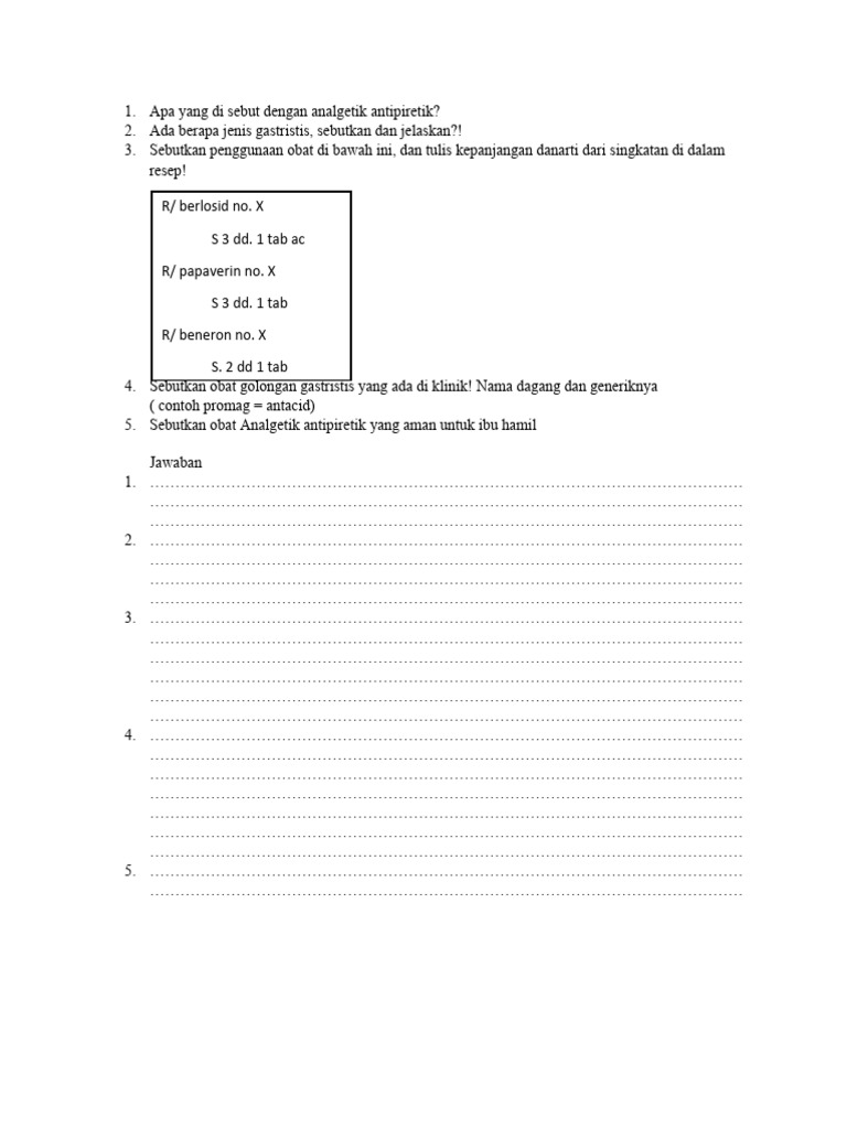 Kuis Anak PKL | PDF