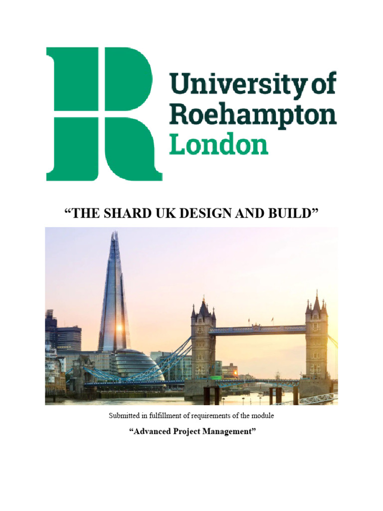 The Shard Uk Design and Build | PDF | Risk | Risk Management