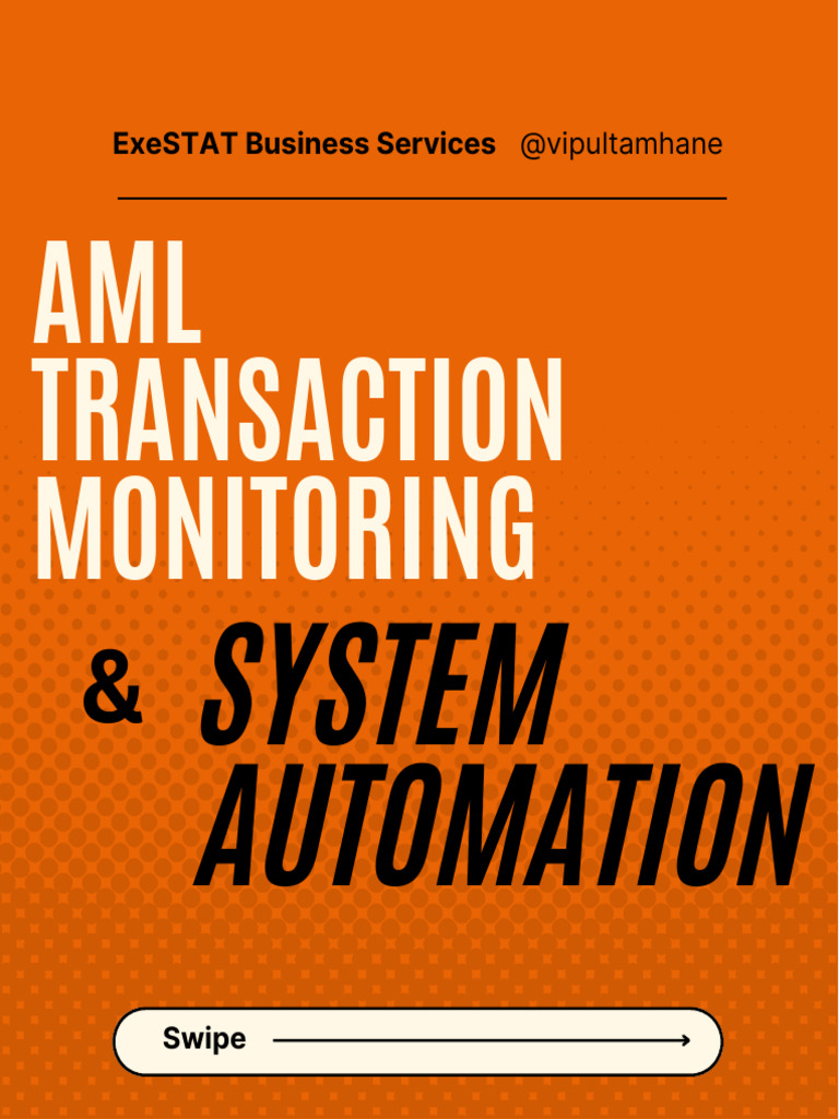 Automated Transaction Monitoring For AML Compliance | PDF | Money ...