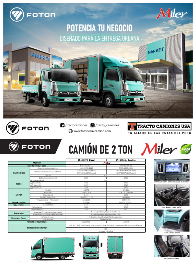 Brochure MILER | PDF | Camión | Eje