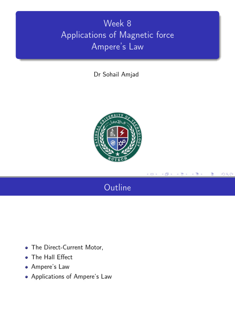Lecture 9 Pdf Magnetic Field Electric Motor