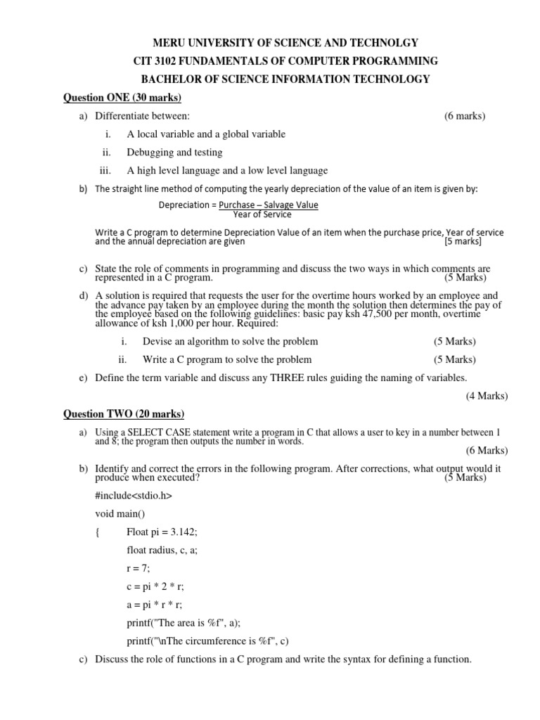 CIT 3102 Programming Supp Town | PDF | Computer Program | Programming