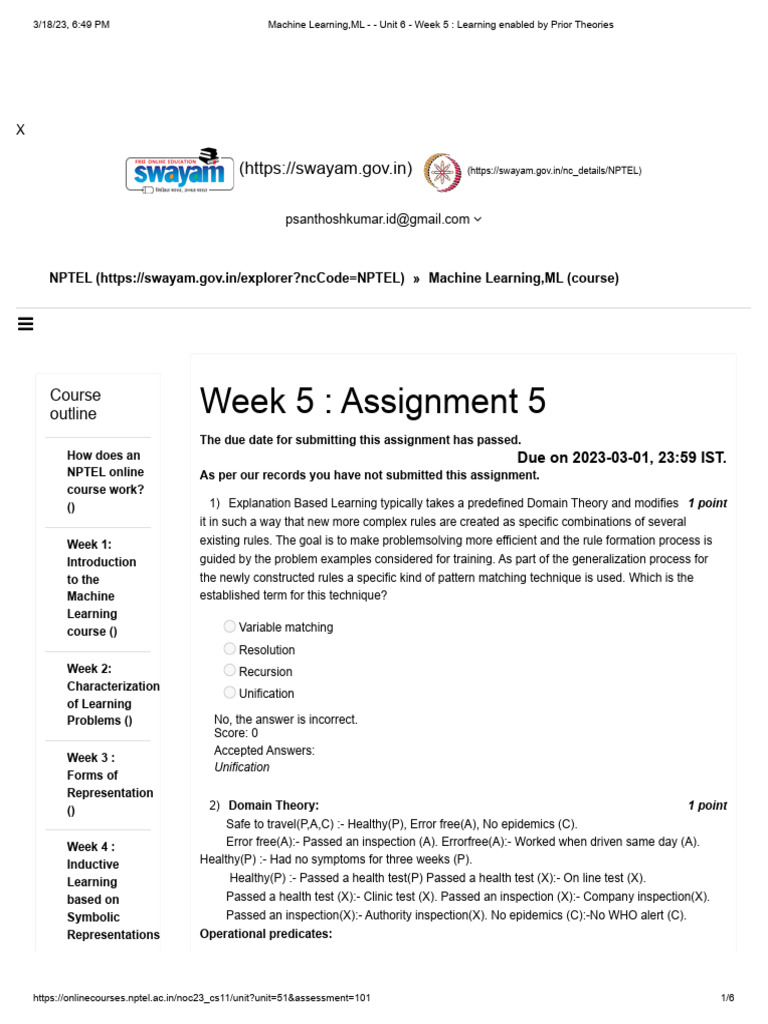 Machine Learning, ML Ass 5 | PDF | Machine Learning | Applied Mathematics