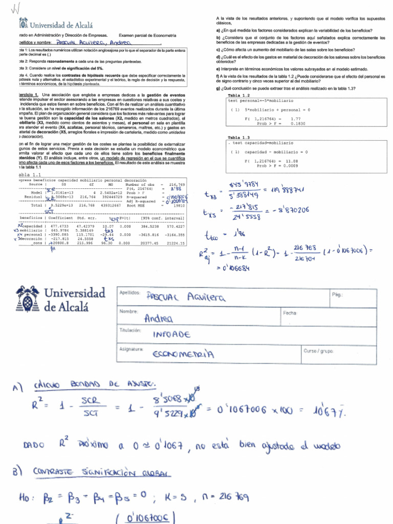 Ejemplo Soluciones Prueba de Clase | PDF Ejemplo Soluciones Prueba de Clase | PDF
