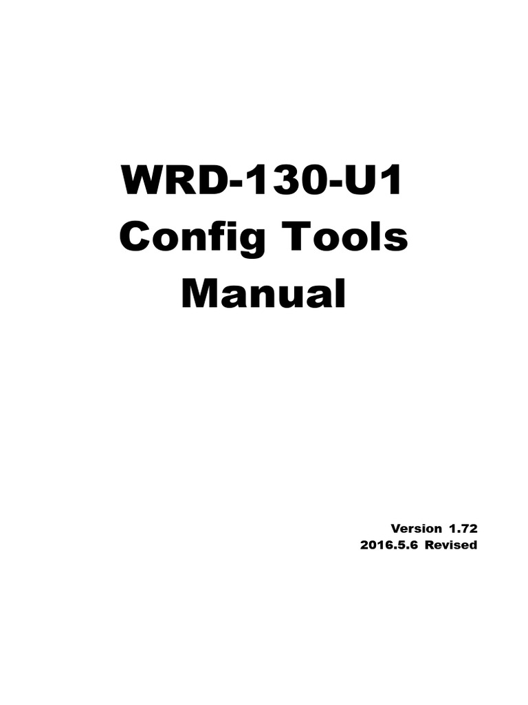 WRD-130-U1 Config Tool Manual V0172 en | Download Free PDF | Radio Frequency Identification ...