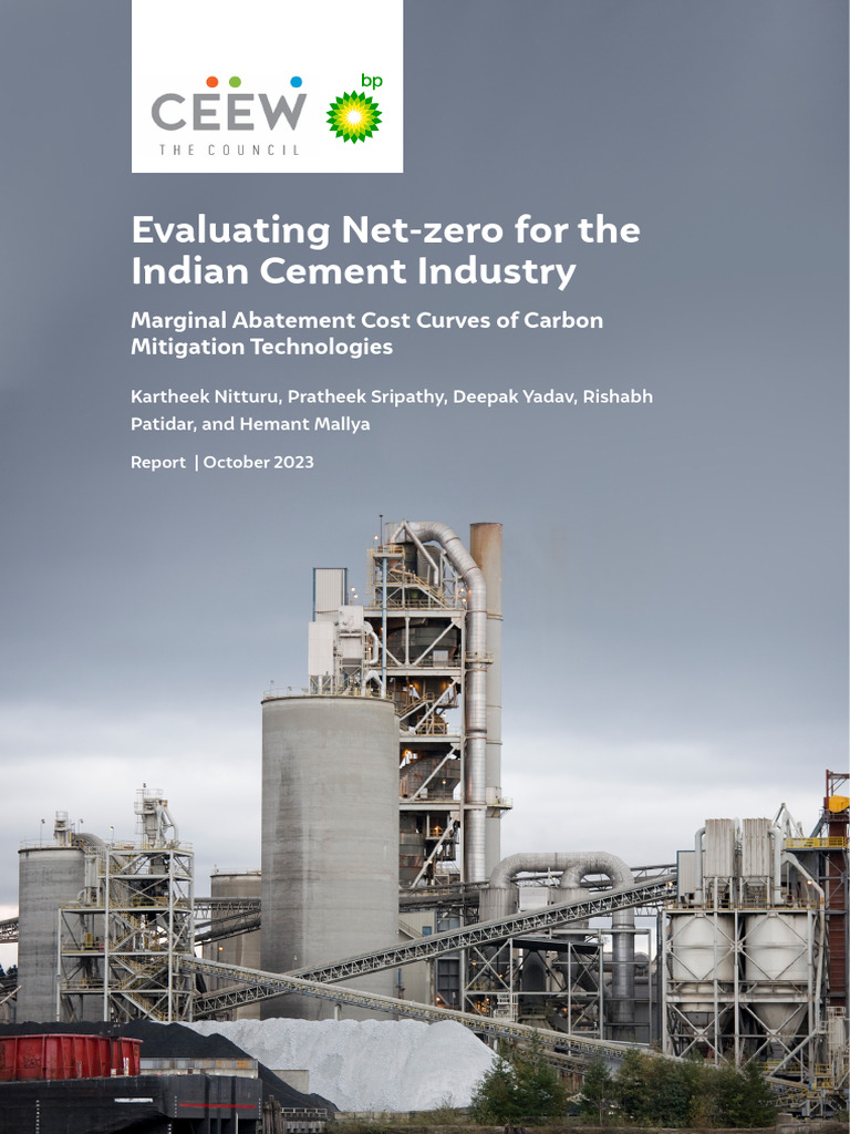 How Can India Decarbonise For Net Zero Sustainable Cement Production