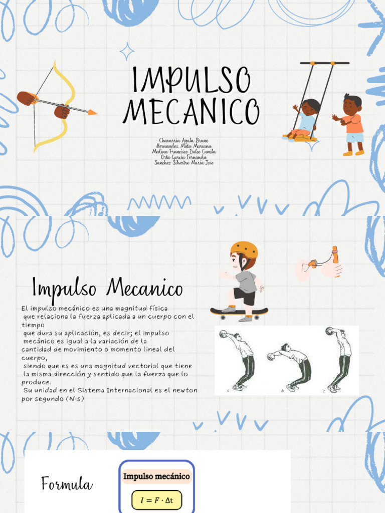 Impulso Mecanico | PDF | Métodos y materiales de enseñanza