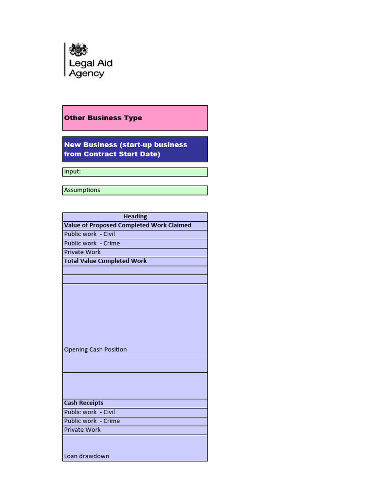 Cash Flow Forecast Template | PDF | Expense | Taxes