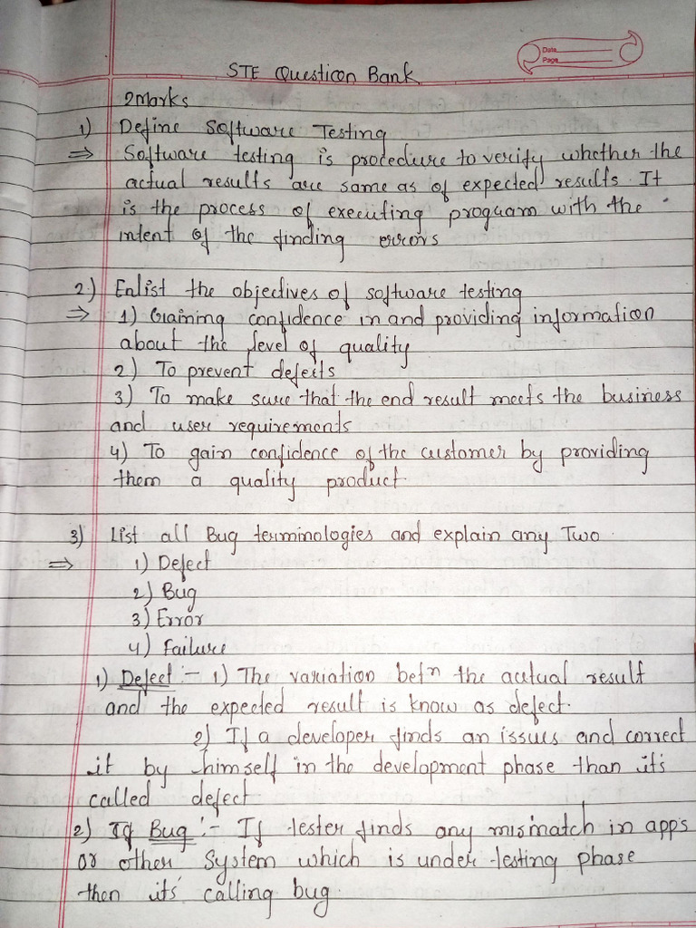 Ste. Solved QB Unit 1 | PDF