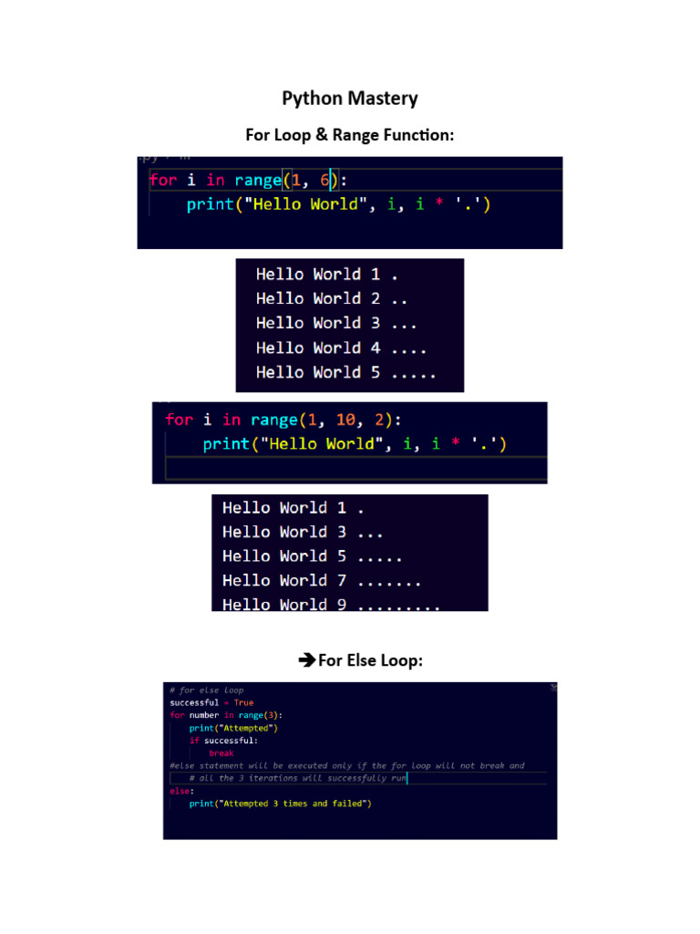 Python Mastery | PDF