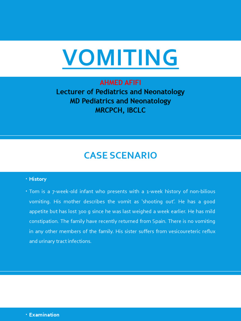 Vomiting | PDF | Nausea | Vomiting