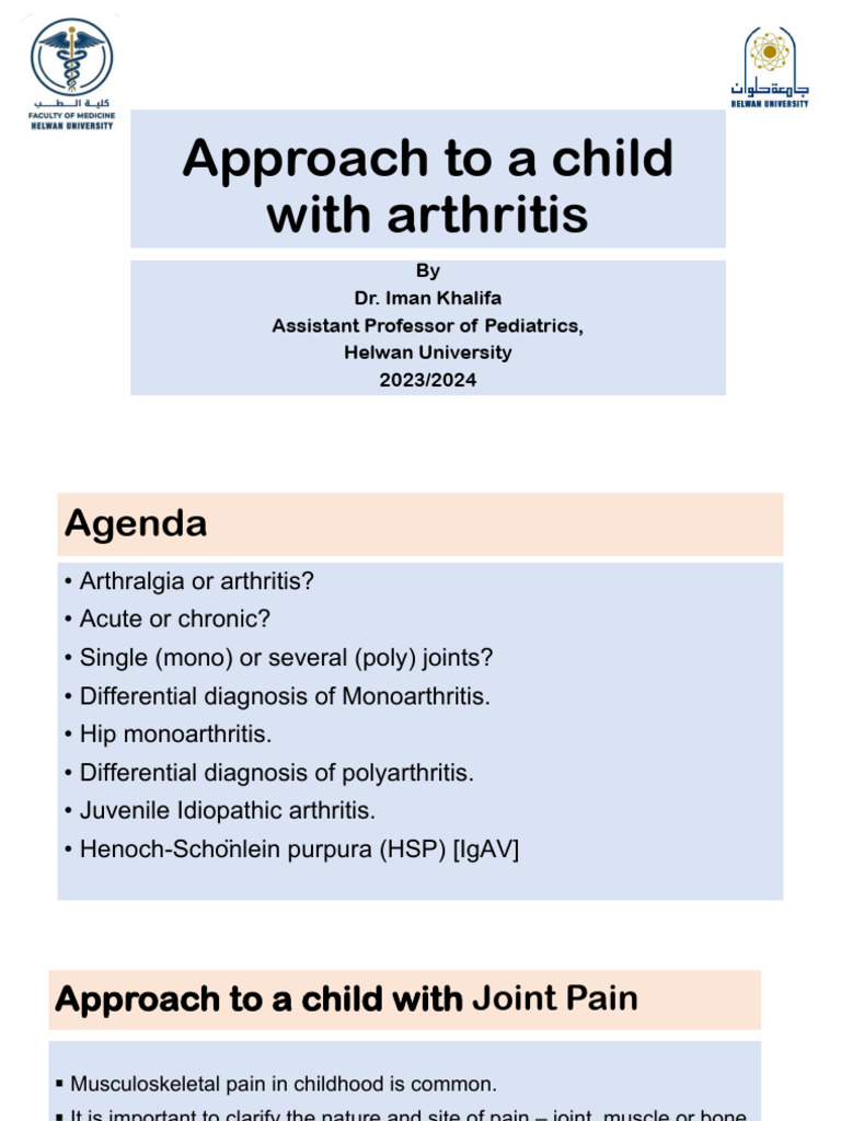 14-Child With Arthritis | PDF | Arthritis | Diseases And Disorders
